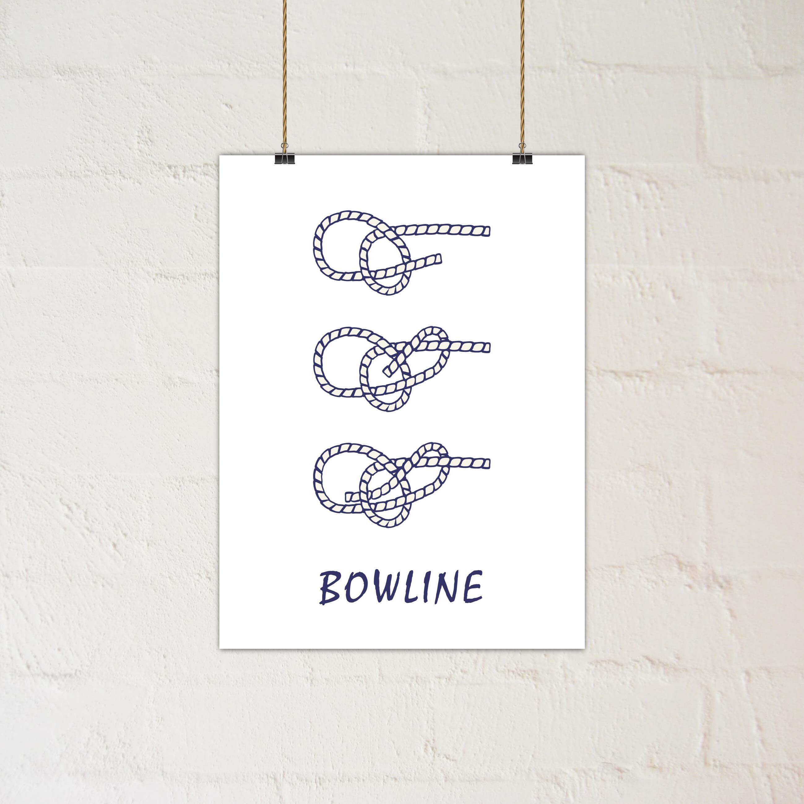 3 Knots - Nautical Gallery Wall Art Poster Print Set, Printable PDF+JPG ...