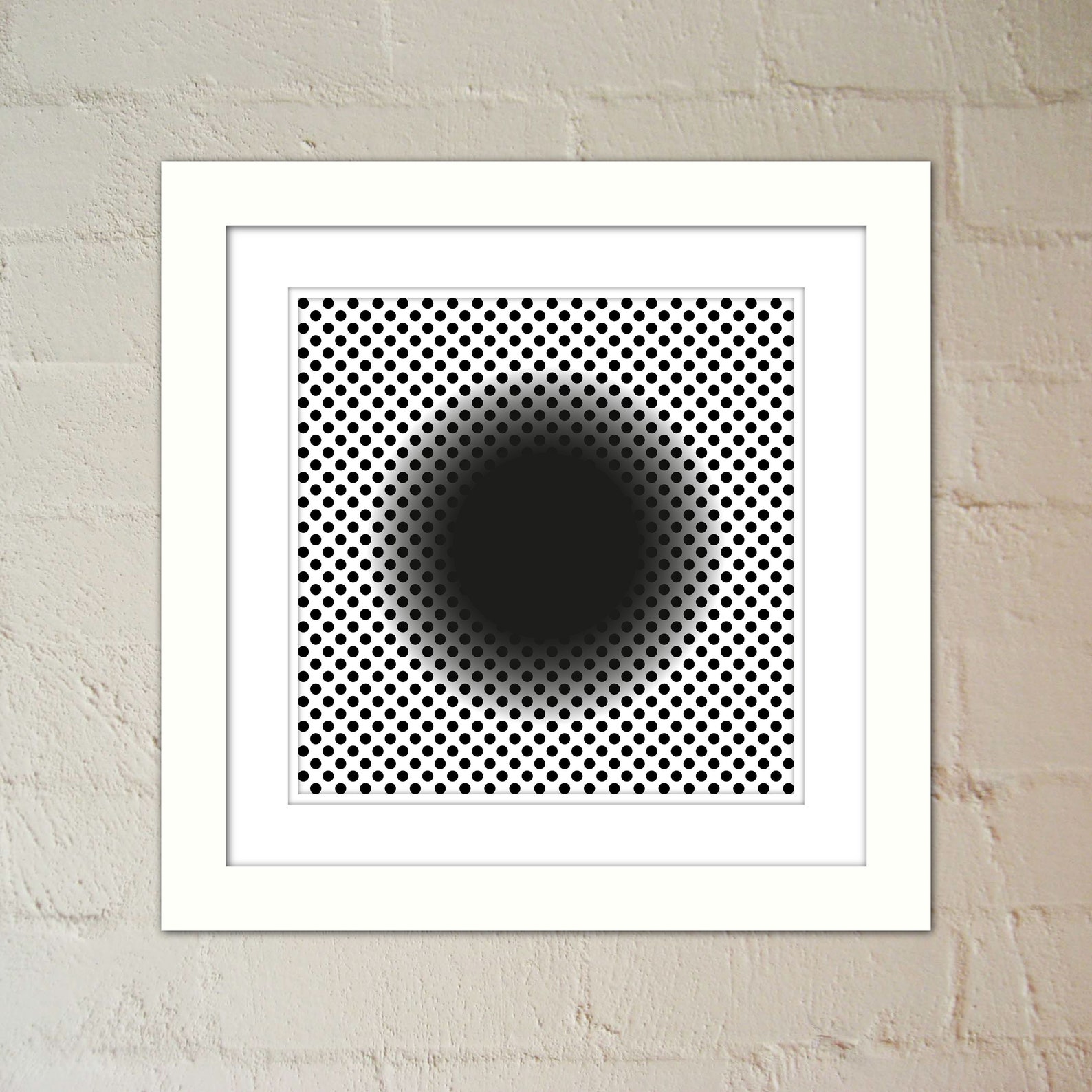 Expanding Hole Optical Illusion Poster, Wall Decor, Print, Poster, Art ...