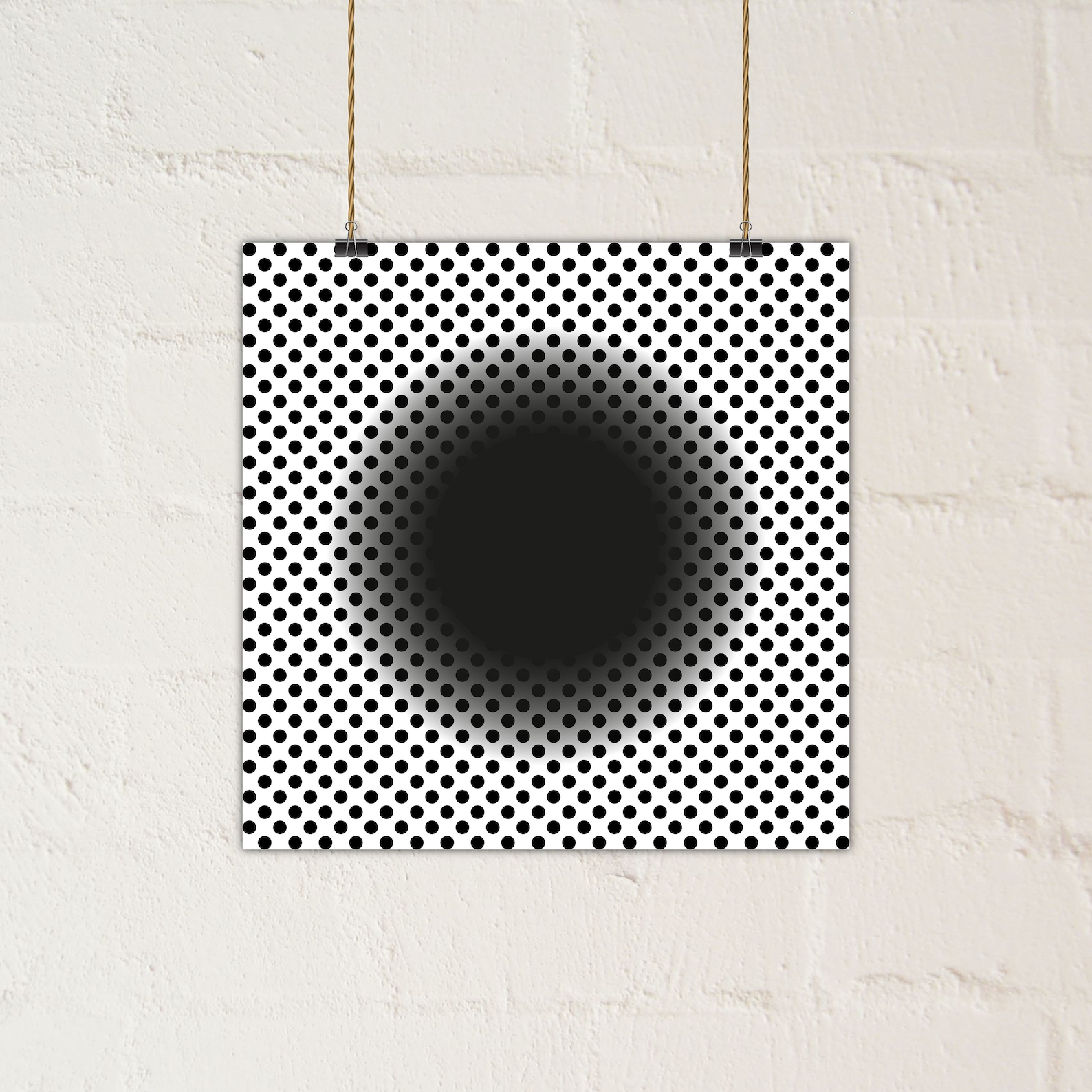 Expanding Hole - Optical Illusion Poster, Wall Decor, Print, Poster ...