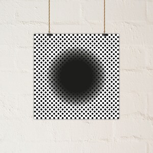 Expanding Hole - Optical Illusion Poster, Wall Decor, Print, Poster ...