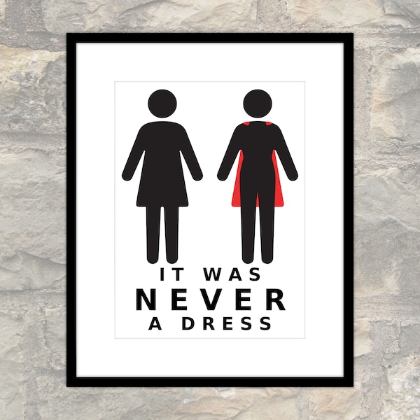 It Was Never a Dress - Etsy