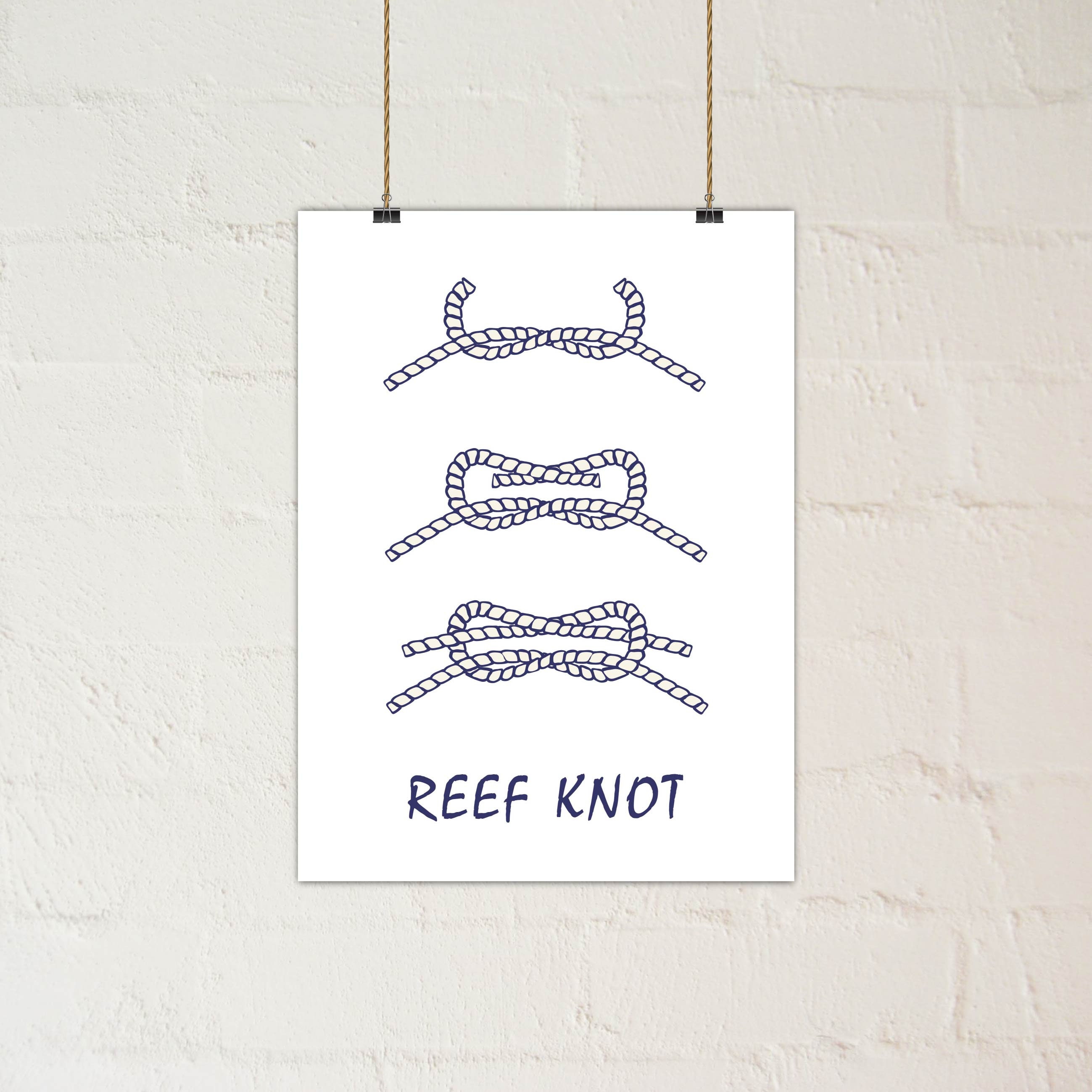 3 Knots - Nautical Gallery Wall Art Poster Print Set, Printable PDF+JPG ...