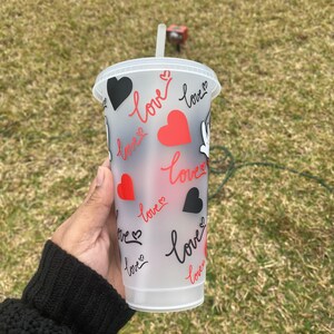 Mickey and Minnie Mouse Inspired Reusable Cold Cup Skinny Water Cup ...