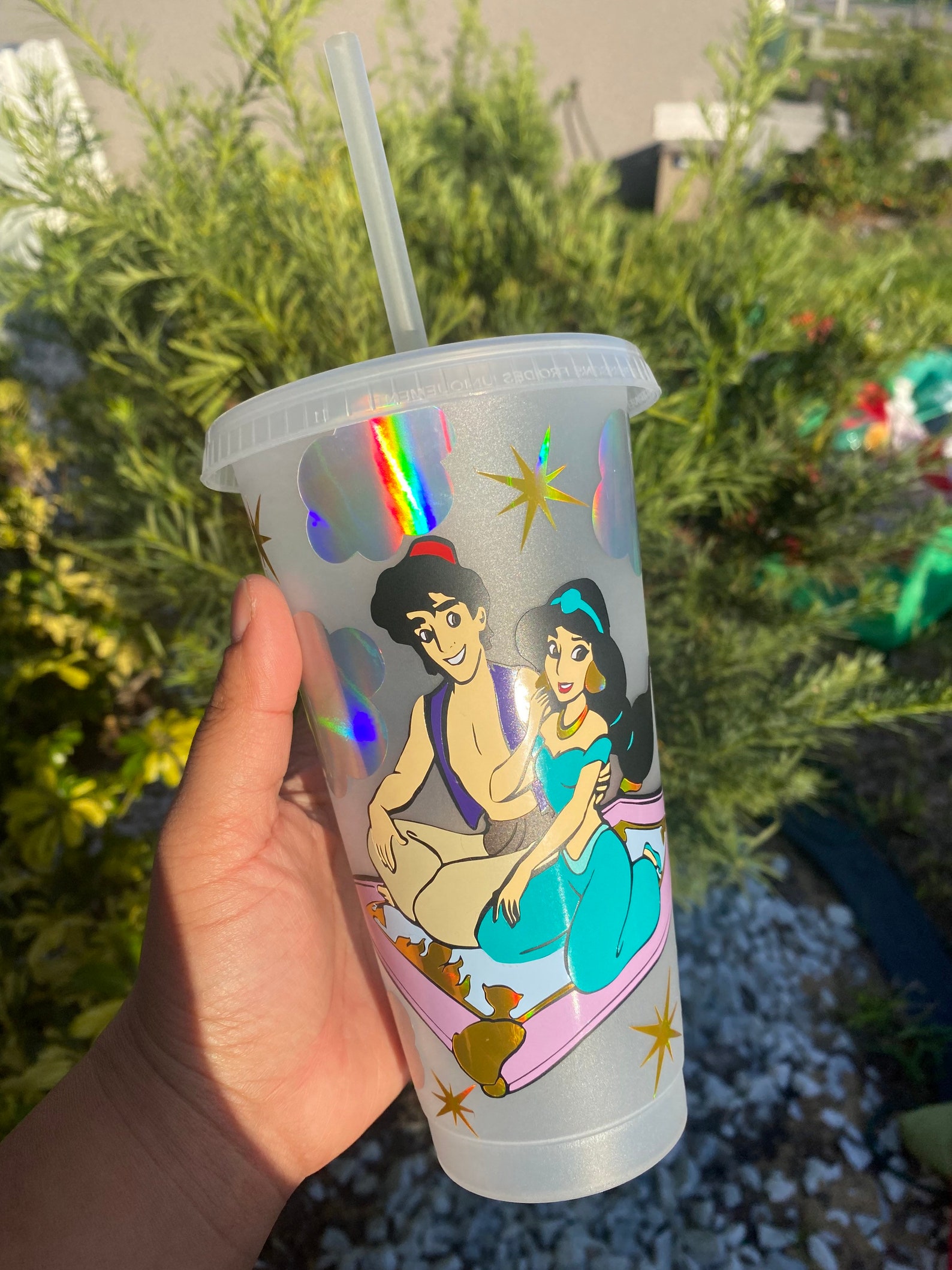 Genie Cup Aladdin Starbucks Cup Reusable Cold Cup - Etsy