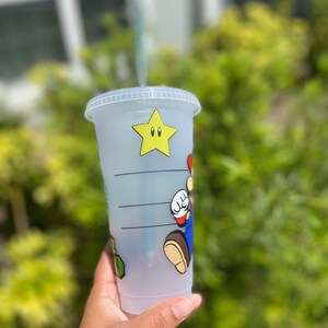 Super Mario Starbucks Cup | Reusable Cold Cup | Super Mario Bros ...