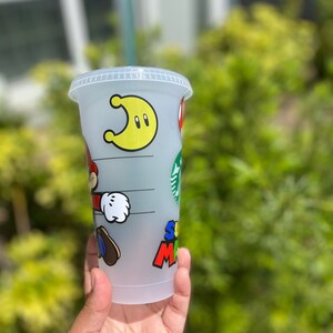 Super Mario Starbucks Cup | Reusable Cold Cup | Super Mario Bros ...