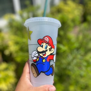 Super Mario Starbucks Cup | Reusable Cold Cup | Super Mario Bros ...