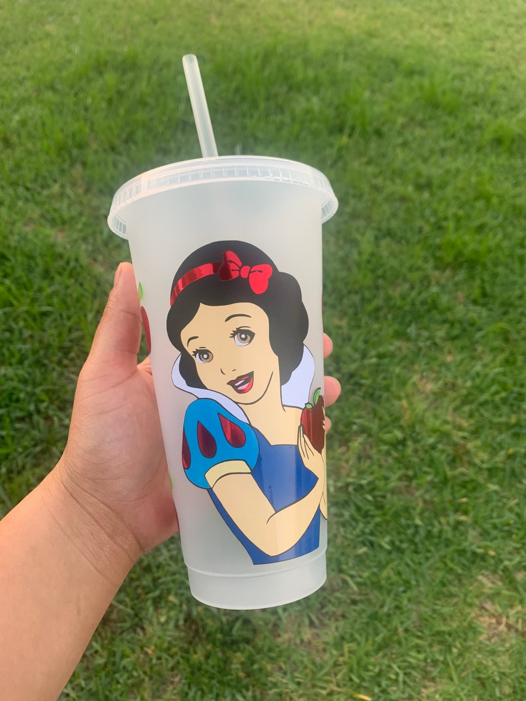 Snowwhite Inspired Starbucks Cup Princess 24 Oz Reusable Starbucks Cup ...