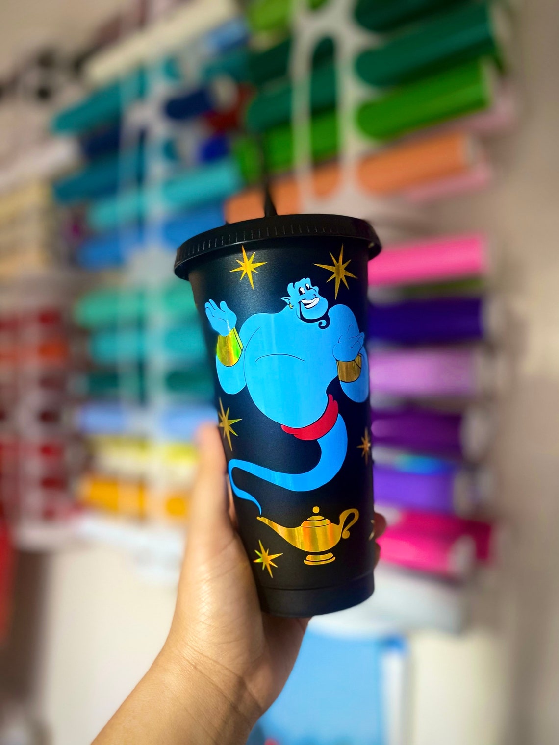 Genie Cup Aladdin Starbucks Cup Reusable Cold Cup - Etsy