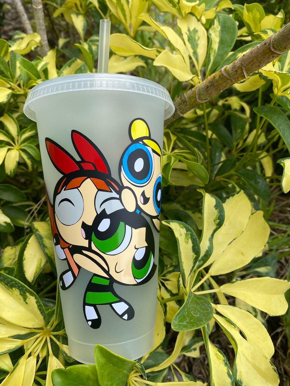 Powerpuff Girls Starbucks Cold Cups Powerpuff Girls - Etsy
