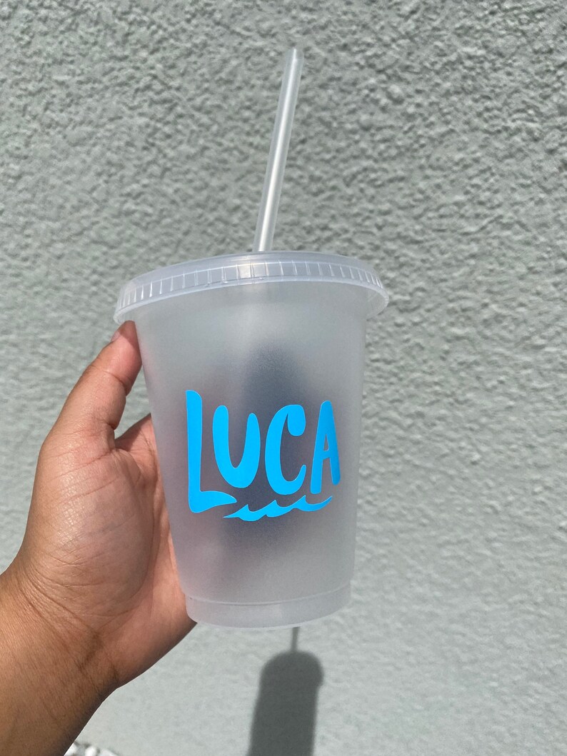 Luca Disney Inspired Starbucks Cup Personalized Starbucks - Etsy