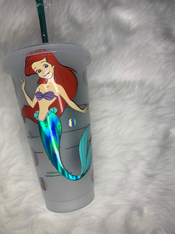 The Little Mermaid Reusable Cup Cold Cup Tumbler Venti | Etsy