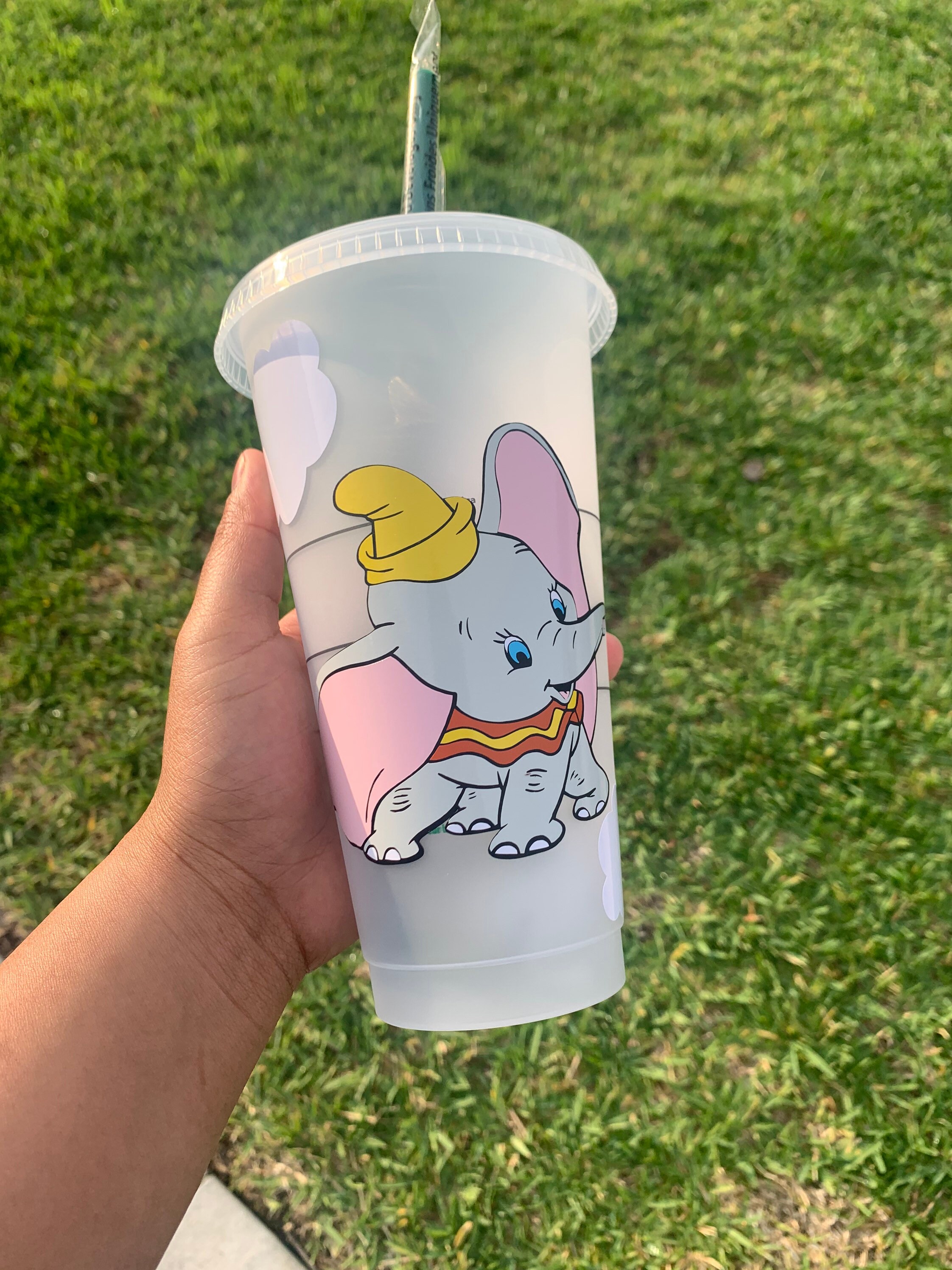 Disney Dumbo Reusable Cold Cup | Disney Inspired Cup | Custom Disney ...