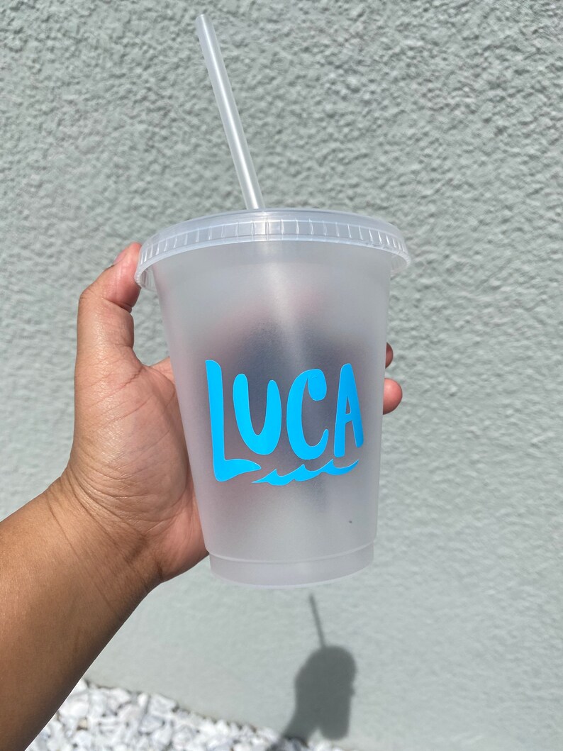 Luca Disney Inspired Starbucks Cup Personalized Starbucks - Etsy