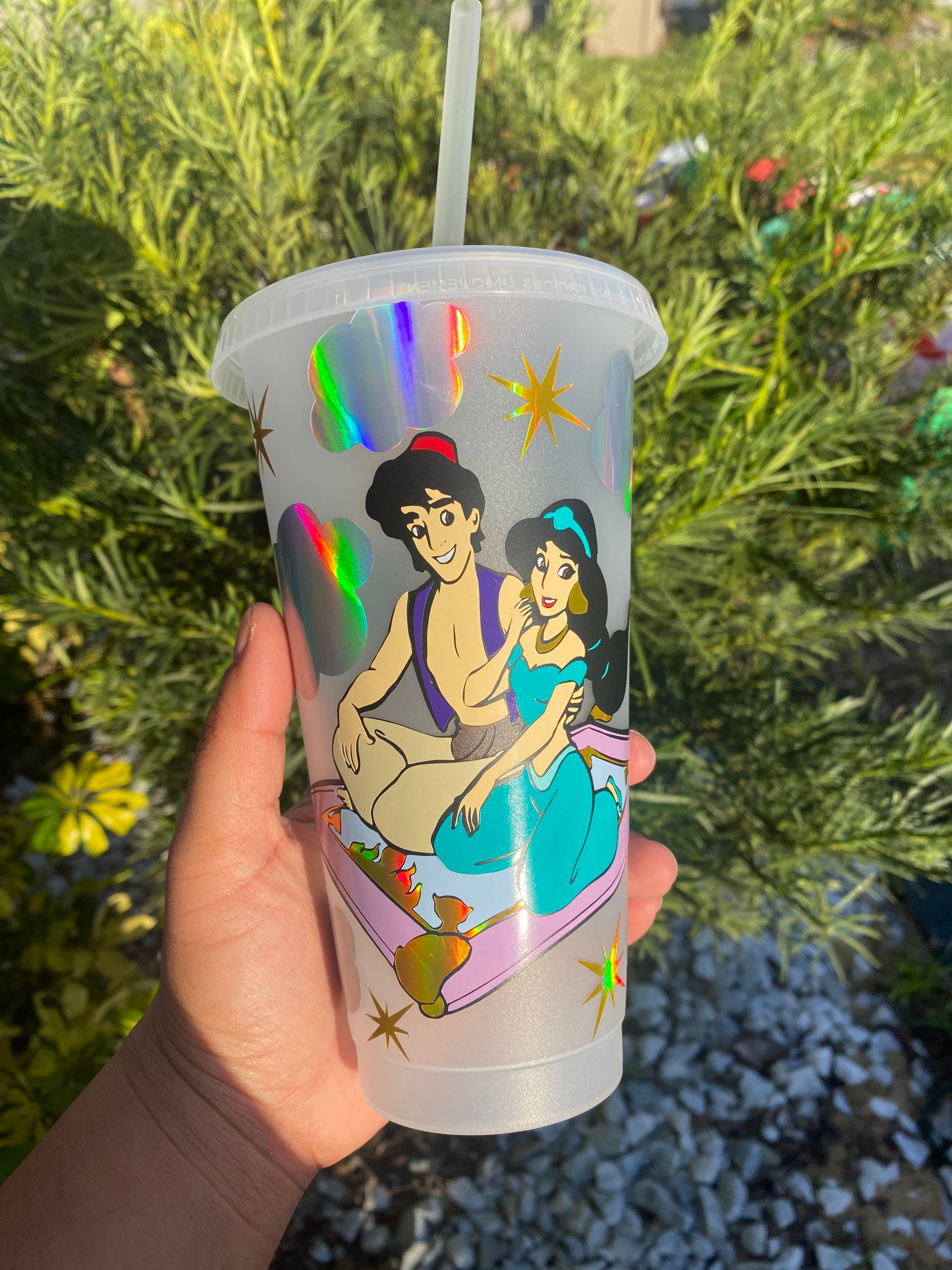 Genie Cup Aladdin Starbucks Cup Reusable Cold Cup - Etsy
