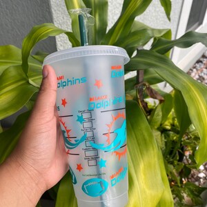 Miami Dolphins Inspired Starbucks Cup | Football Teams | Gifts for Him ...