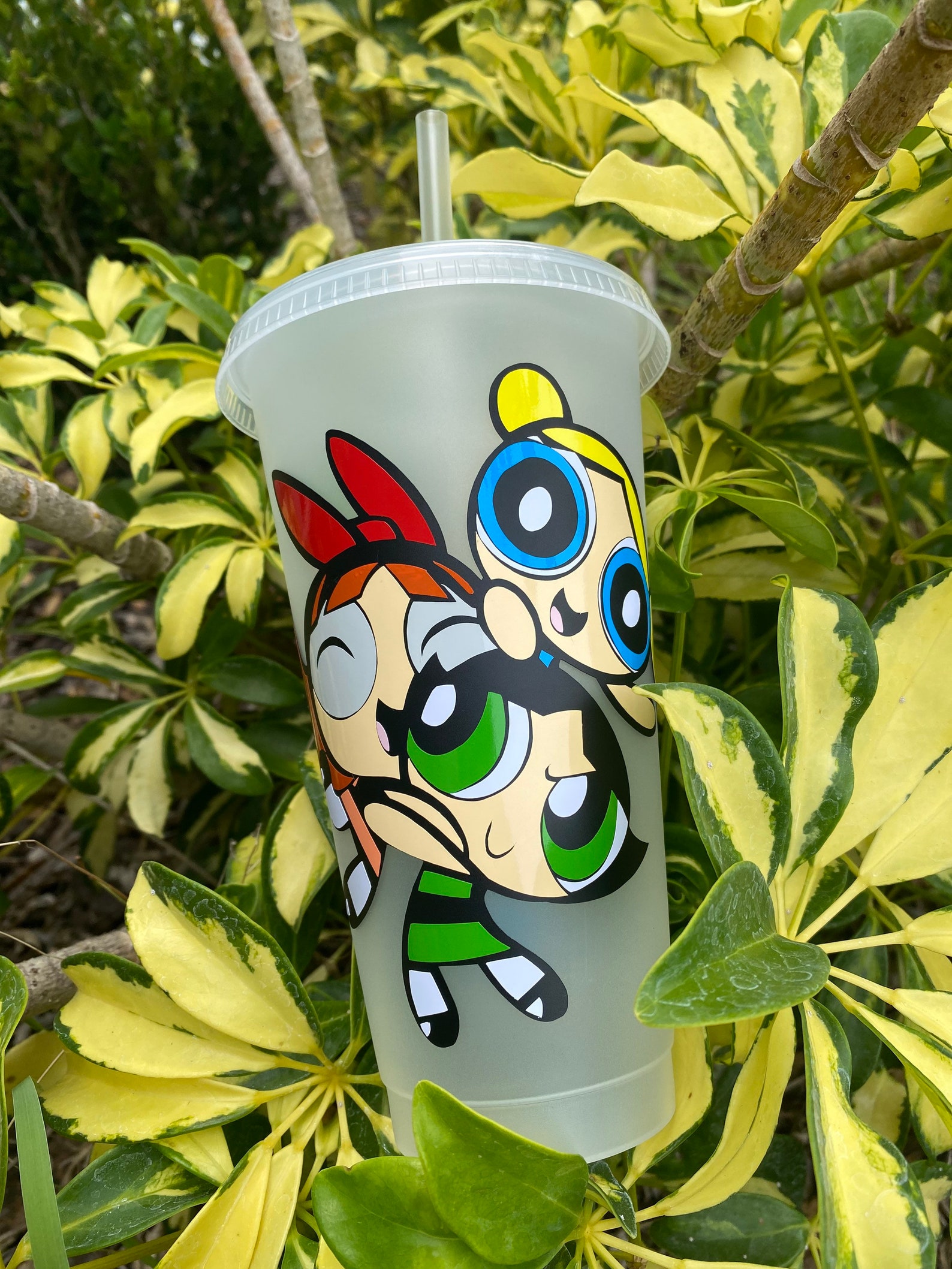 Powerpuff Girls Starbucks Cold Cups Powerpuff Girls - Etsy