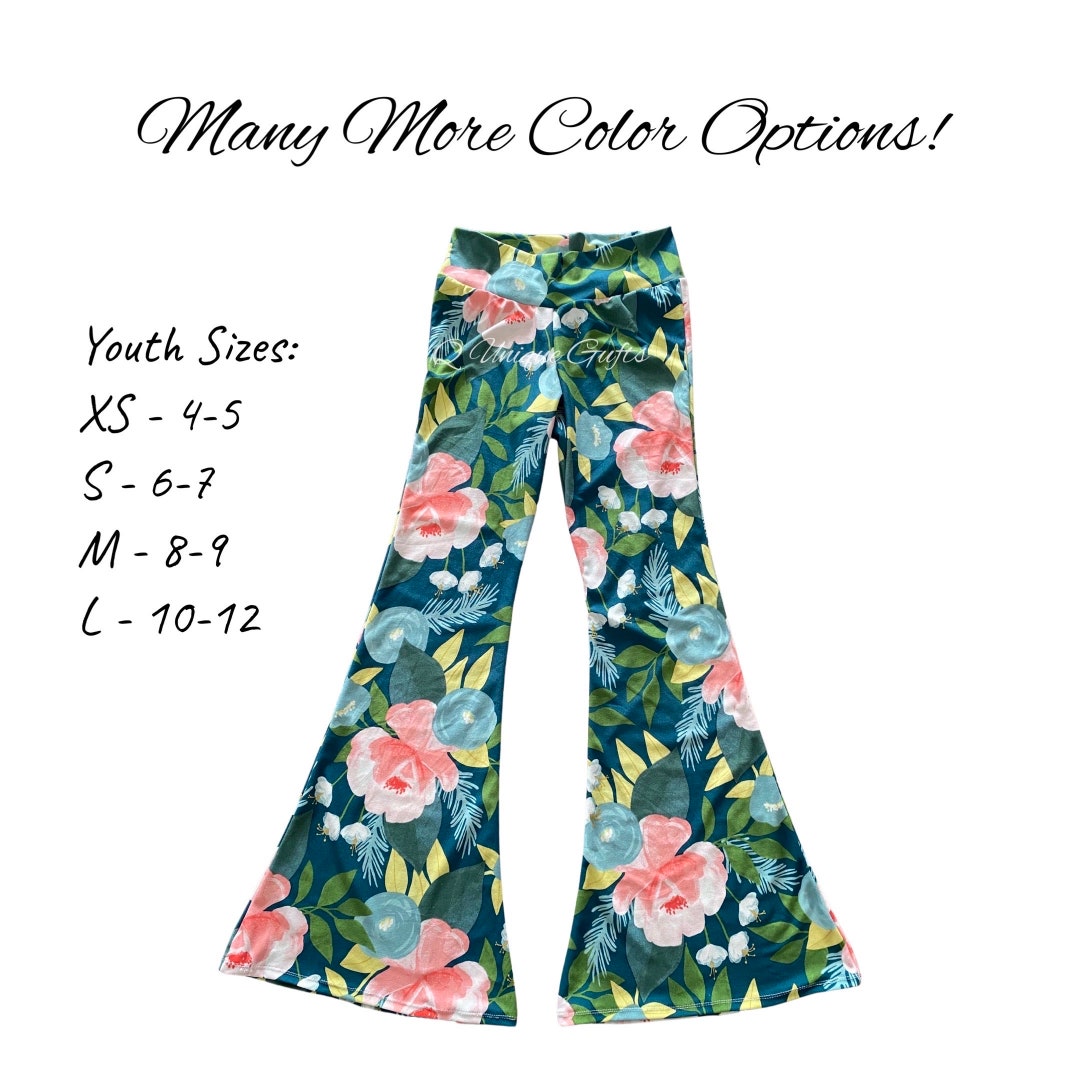 Flared Leggings for Girls More Color Options Girls Flare Pants Pick ...
