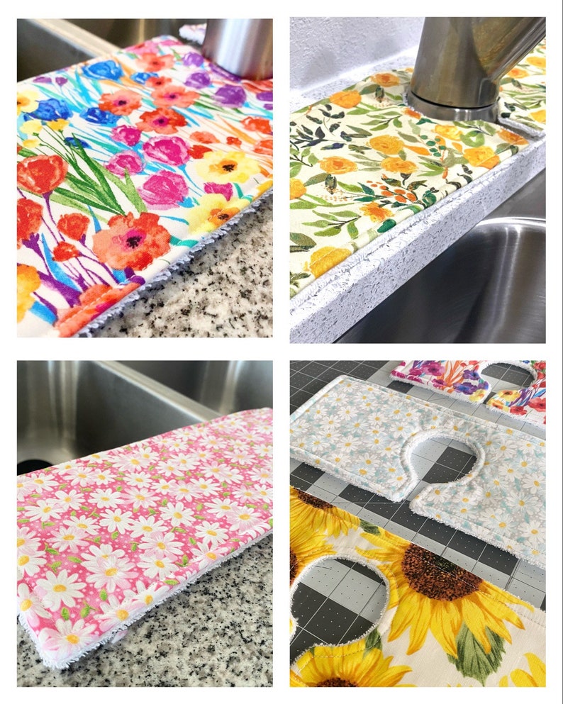 Faucet Splash Catcher / Faucet Drip Catcher / Kitchen Sink - Etsy