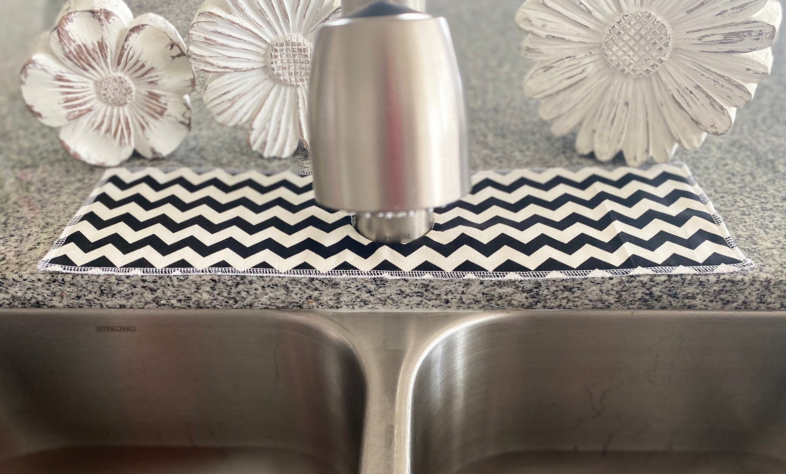 Faucet Splash Catcher / Faucet Drip Catcher / Kitchen Sink | Etsy