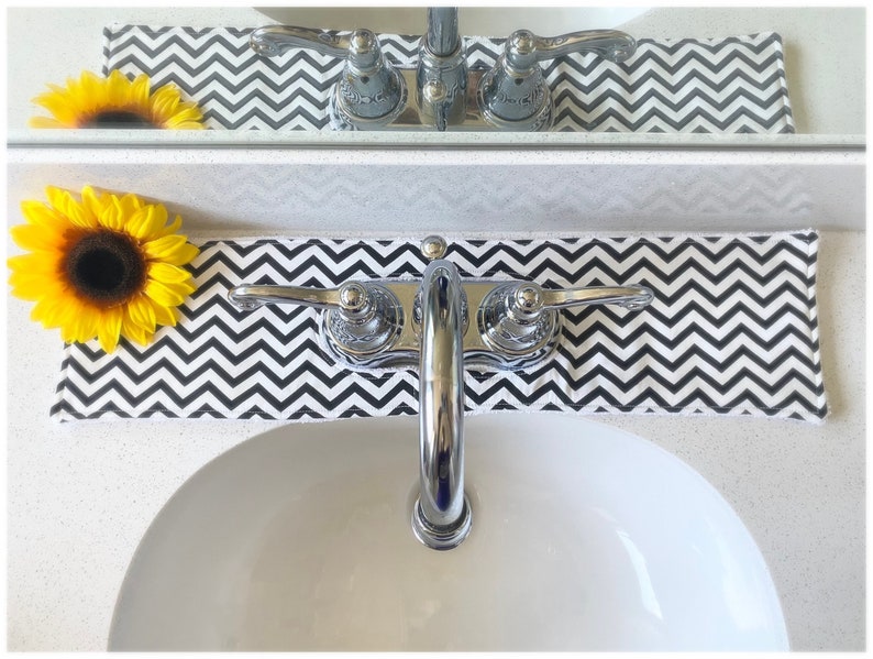 Faucet Splash Catcher / Faucet Drip Catcher / Bathroom Sink - Etsy