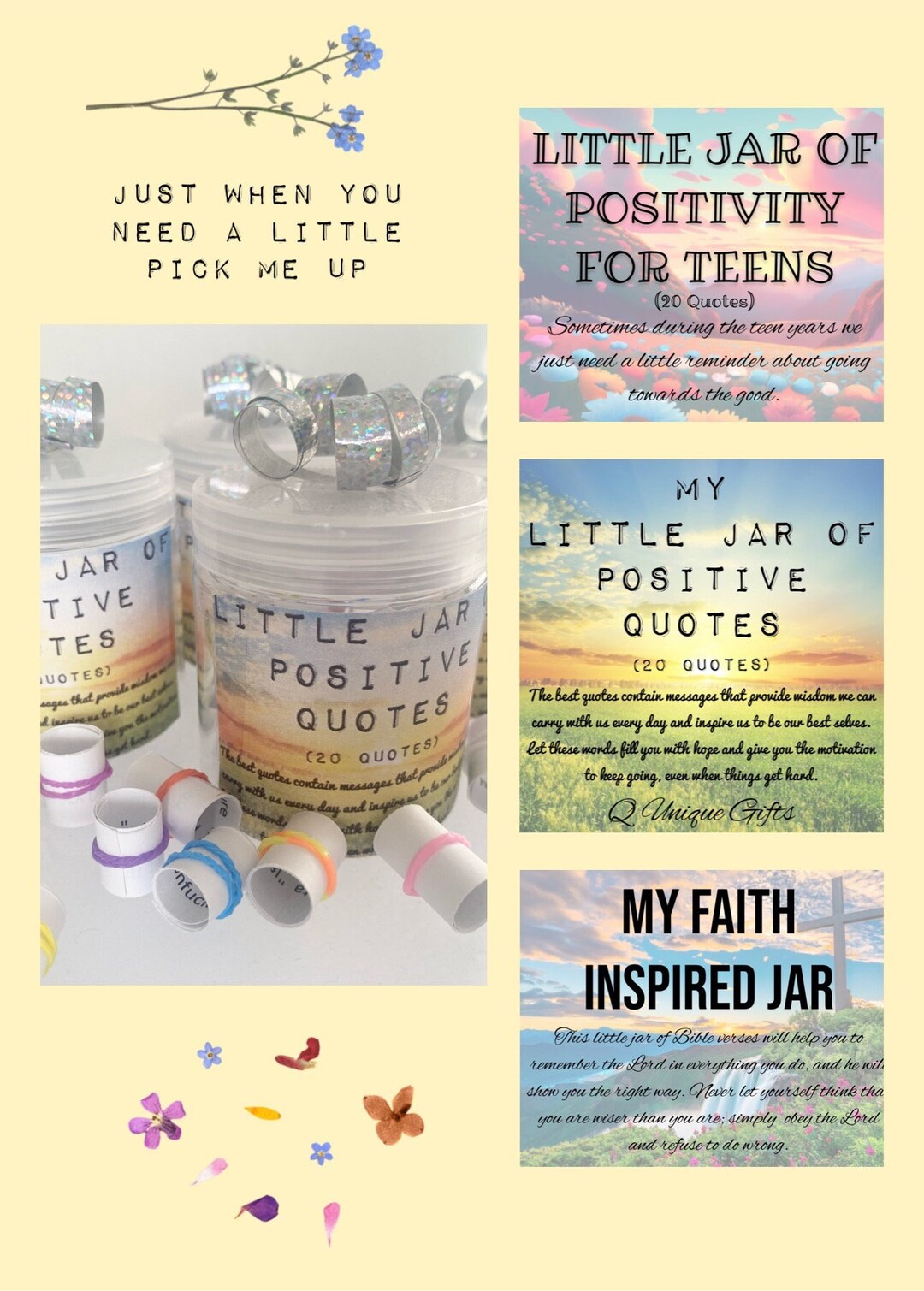 Little Jar of Positive Quotes | Little Jar of Positivity for Women, Men ...