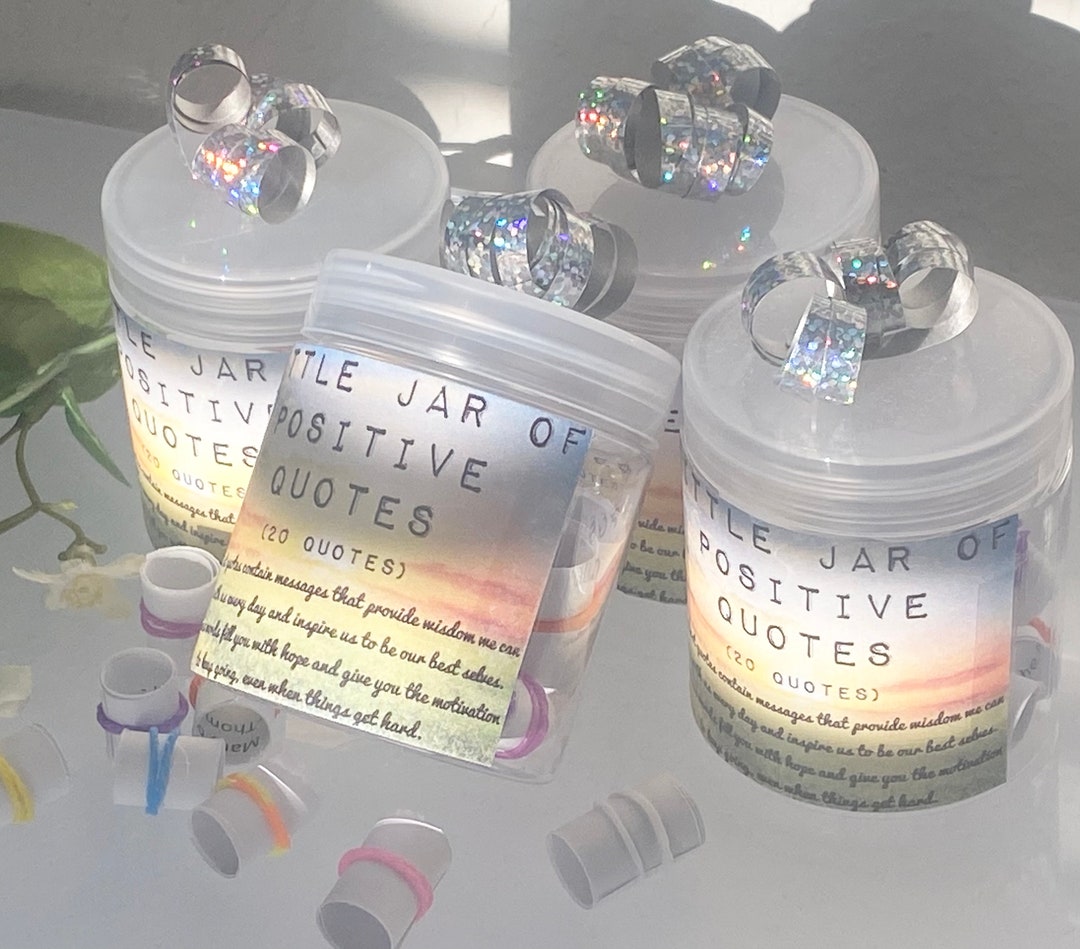 Little Jar of Positive Quotes Little Jar of Positivity for Teens My ...