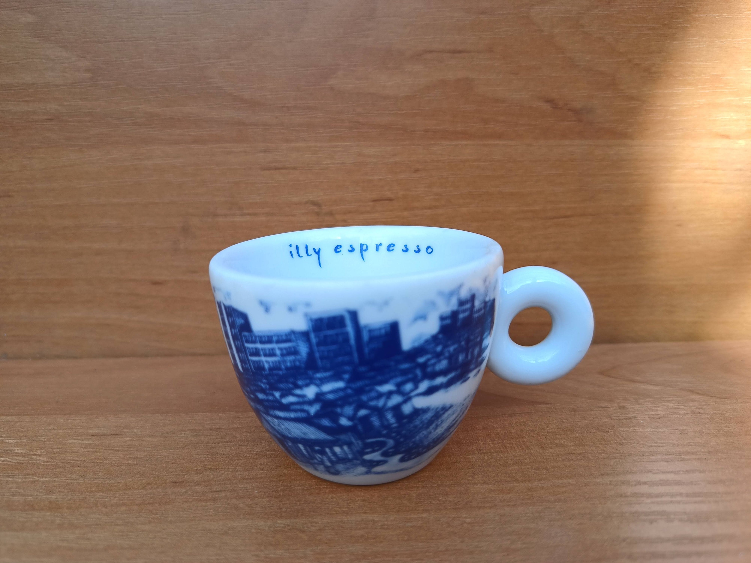 LIMITED EDITION Collectible Classic illy Espresso Coffee Cup. Heavy ...