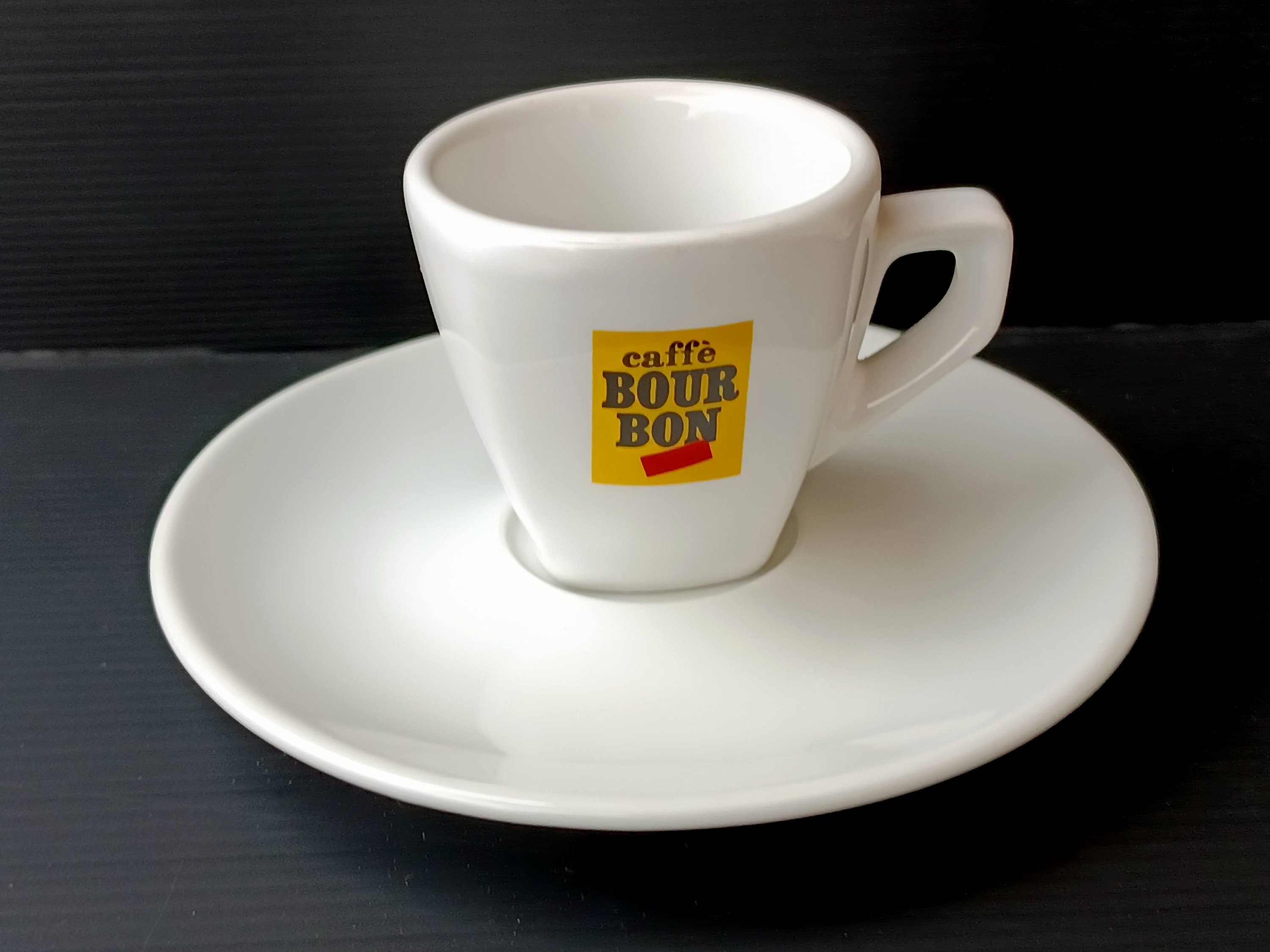 Collectible Vintage Branded Espresso Coffee Cup and Saucer "bourbon ...