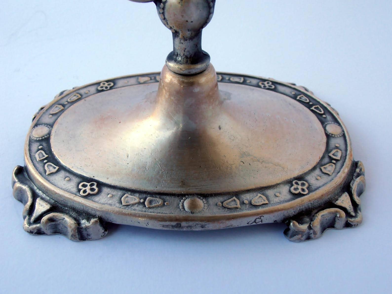 Rare Vintage Small Table Mirror by Nickla Oggetti in a Beautiful 925 ...