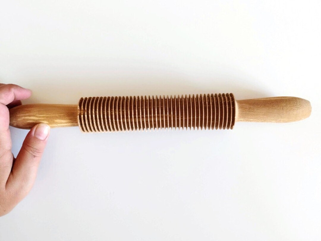 Italian Wood Roller Pin for Making Spaghettis. Pasta Making Tool ...