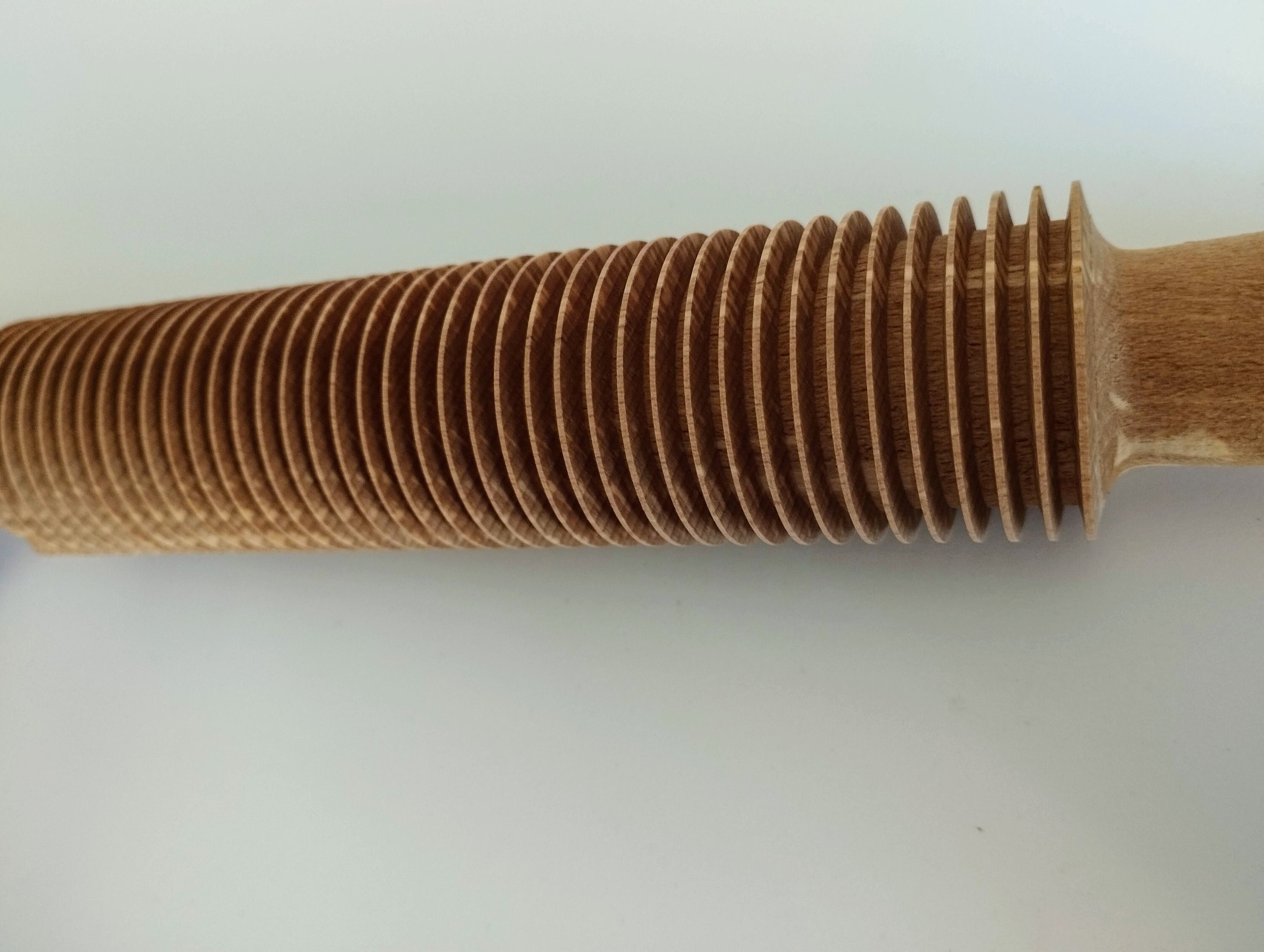 Italian Wood Roller Pin for Making Spaghettis. Pasta Making Tool ...