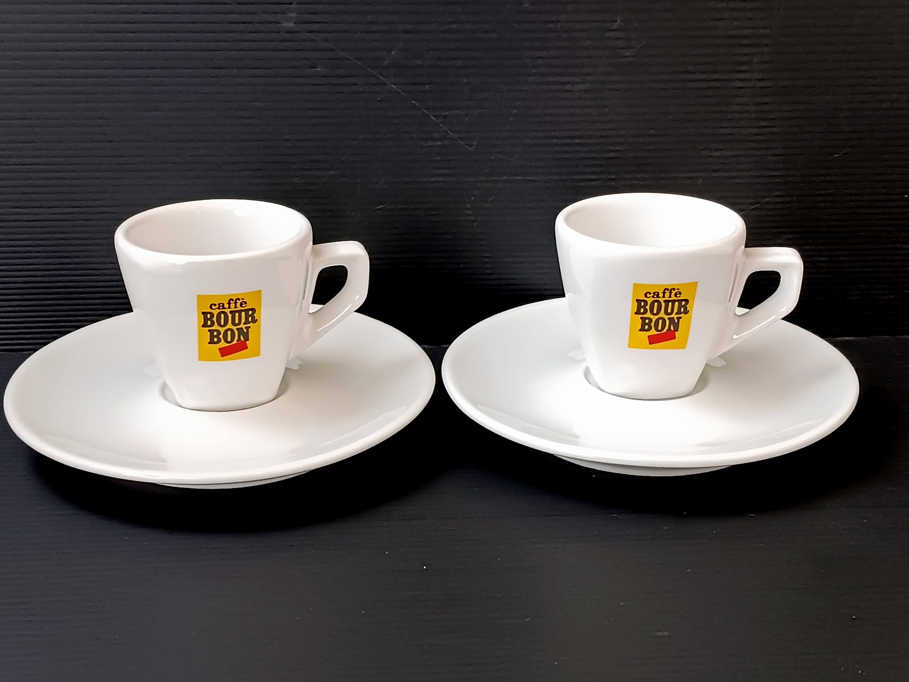 Collectible Vintage Branded Espresso Coffee Cup and Saucer bourbon ...