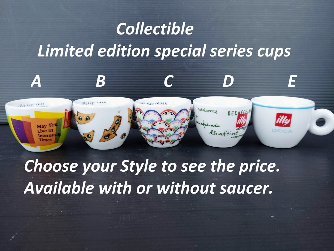 RARE LIMITED EDITION Collectible Classic "illy" Heavy White Porcelain ...