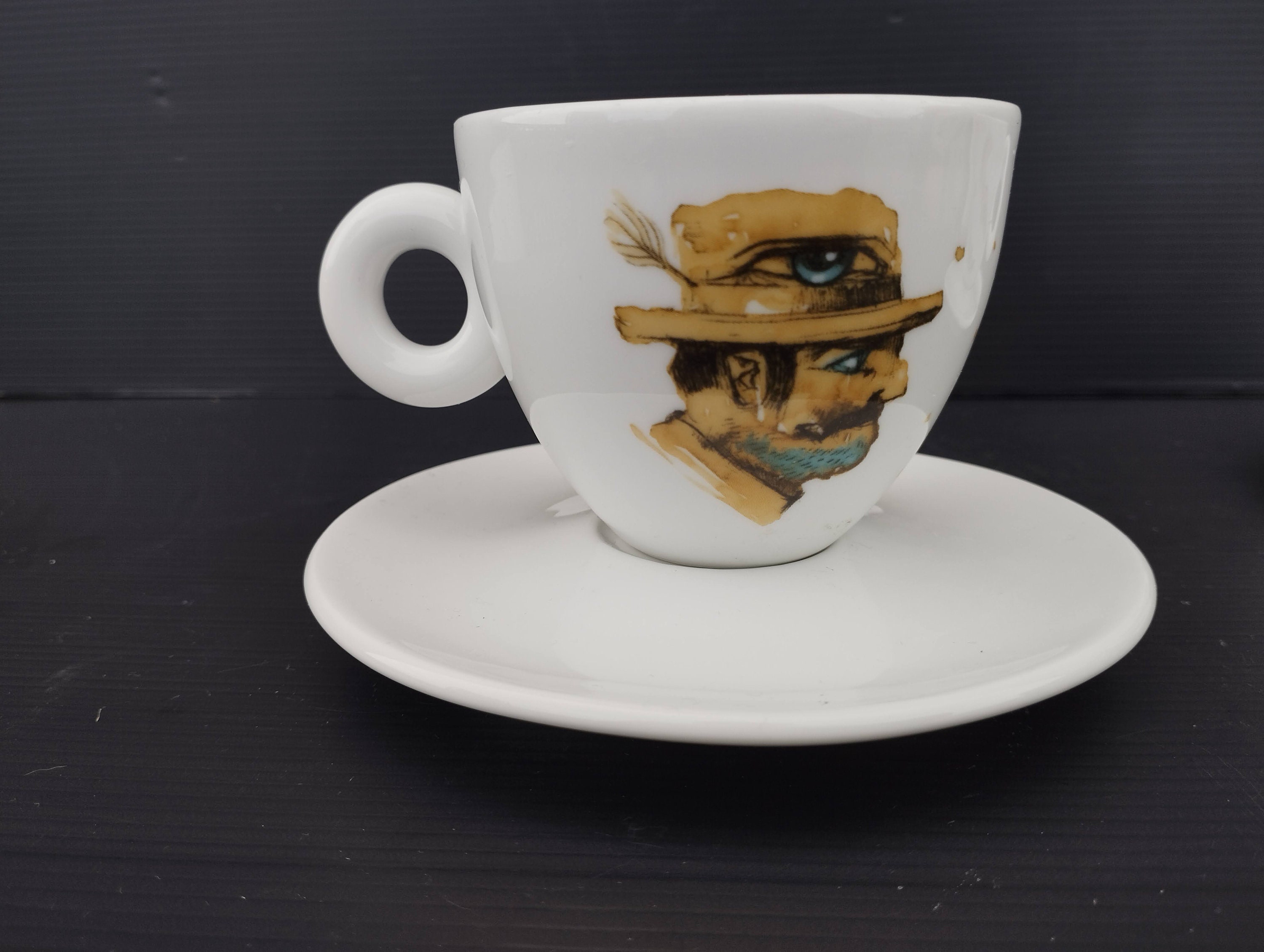 LIMITED EDITION Collectible Classic illy Max Petrone White Porcelain ...