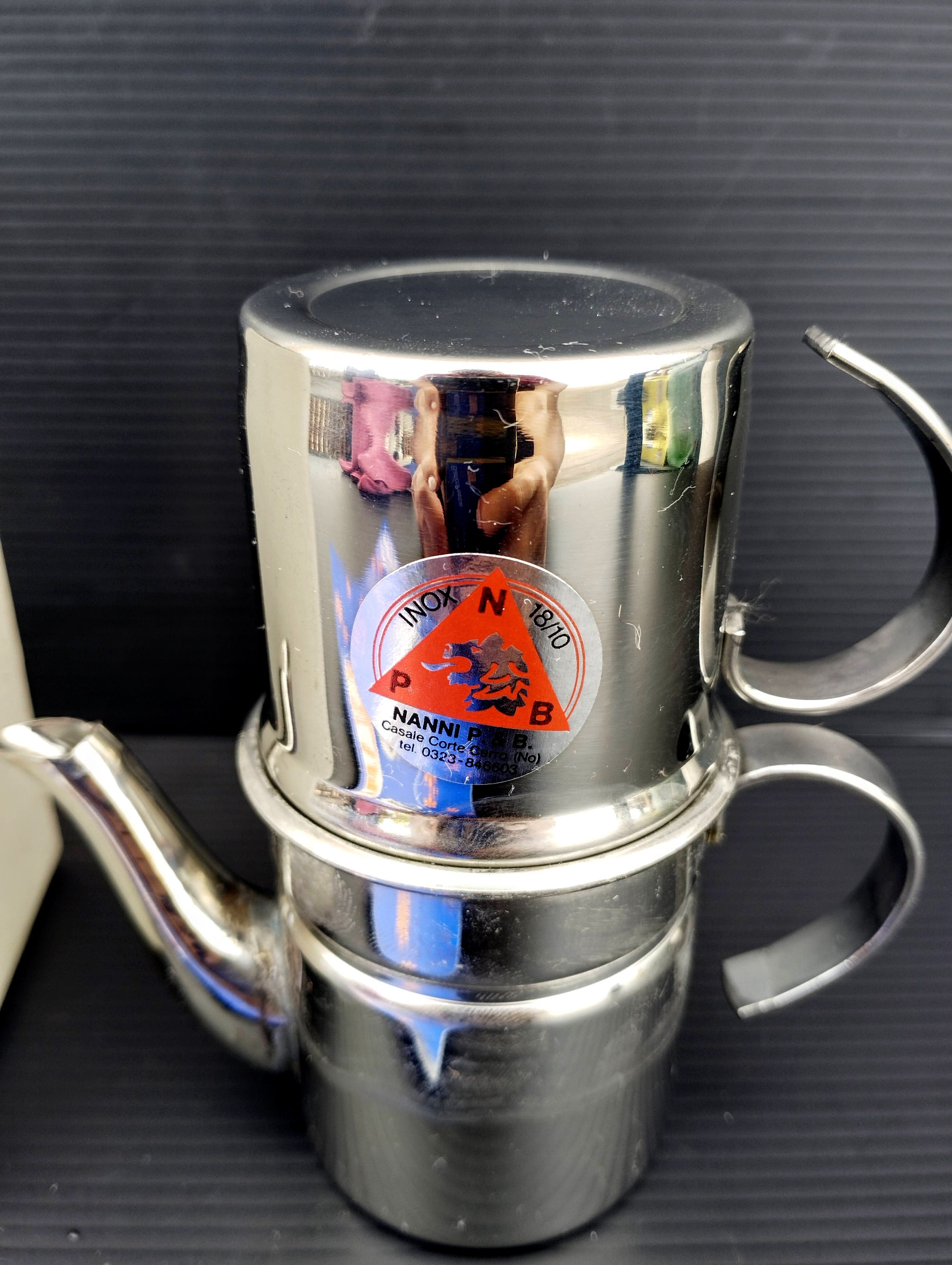 Italian Brand New Vintage Small Inox Espresso Coffee Maker katary by ...