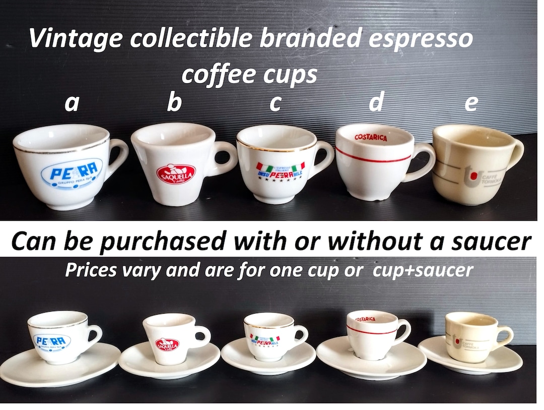 Collectible Vintage Classic Branded Espresso Coffee Cup for Collection ...