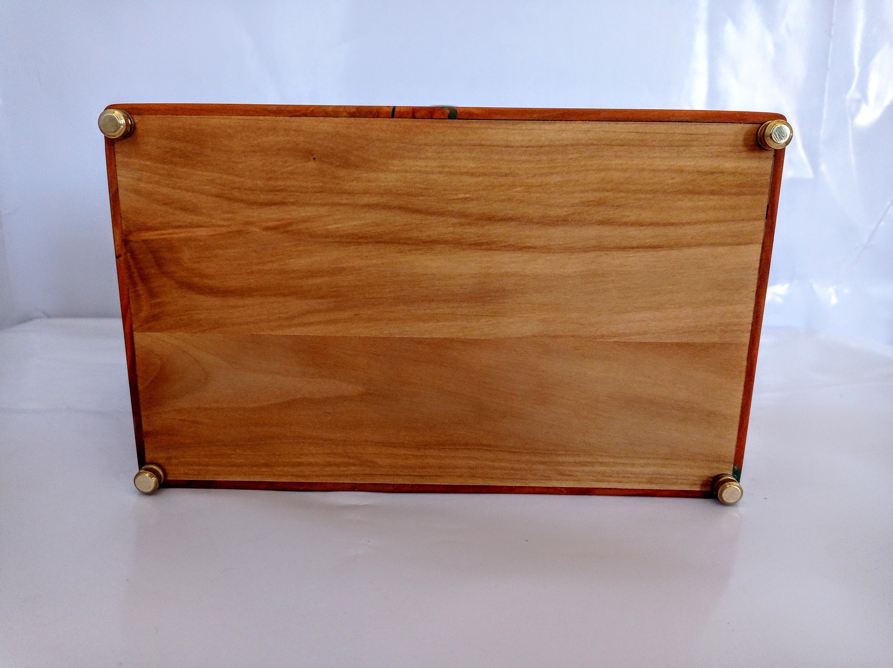 Handmade Burl Wood, Solid Wood and Epoxy Resin Box, Fancy Keepsake Box ...