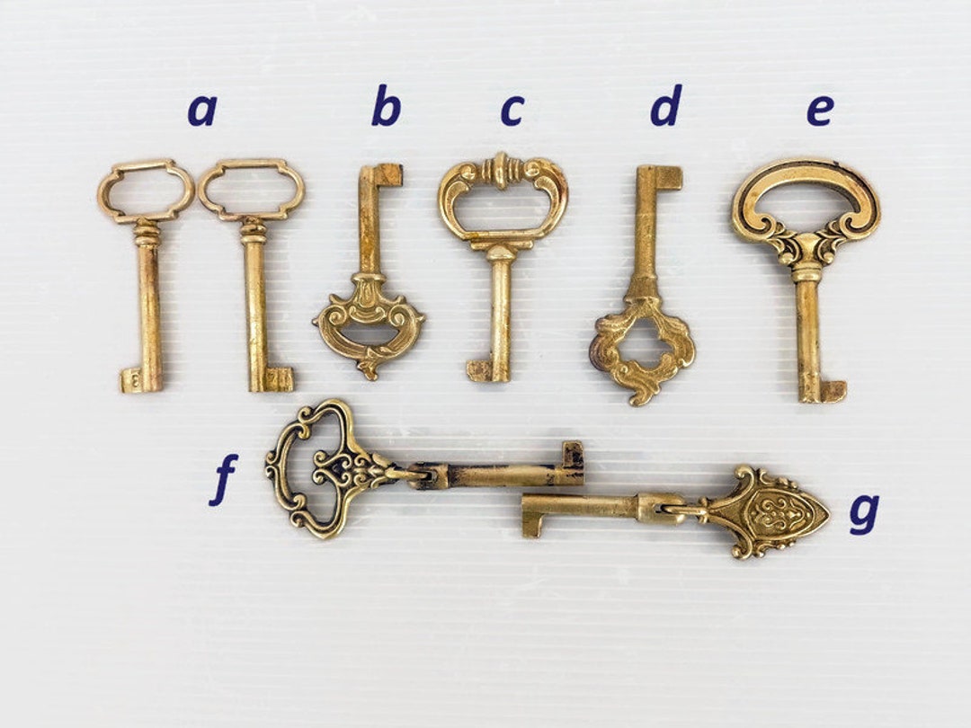 Vintage Italy Collectible Skeleton Folding Key Ornate Fancy - Etsy Canada