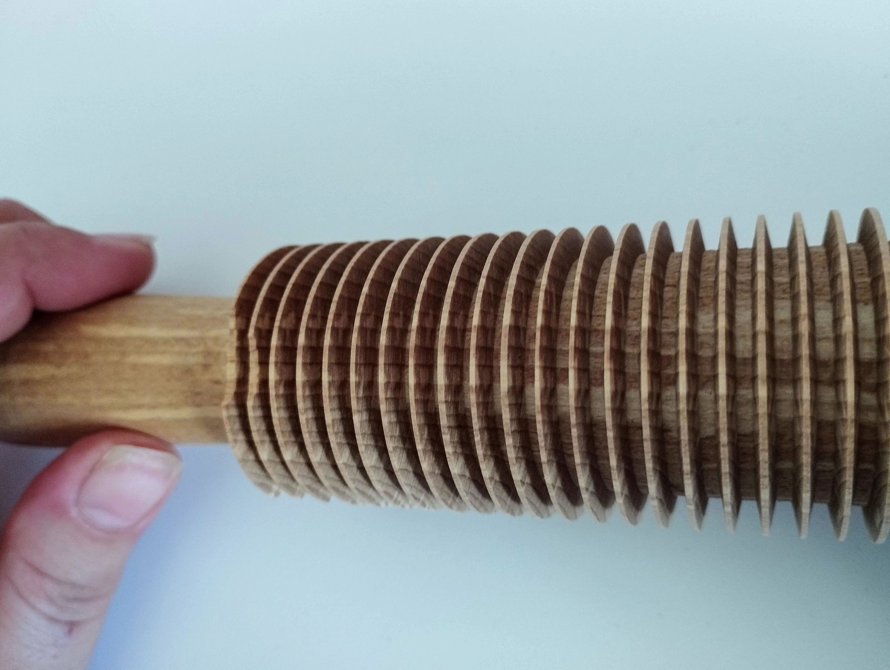 Italian Wood Roller Pin for Making Spaghettis. Pasta Making Tool ...