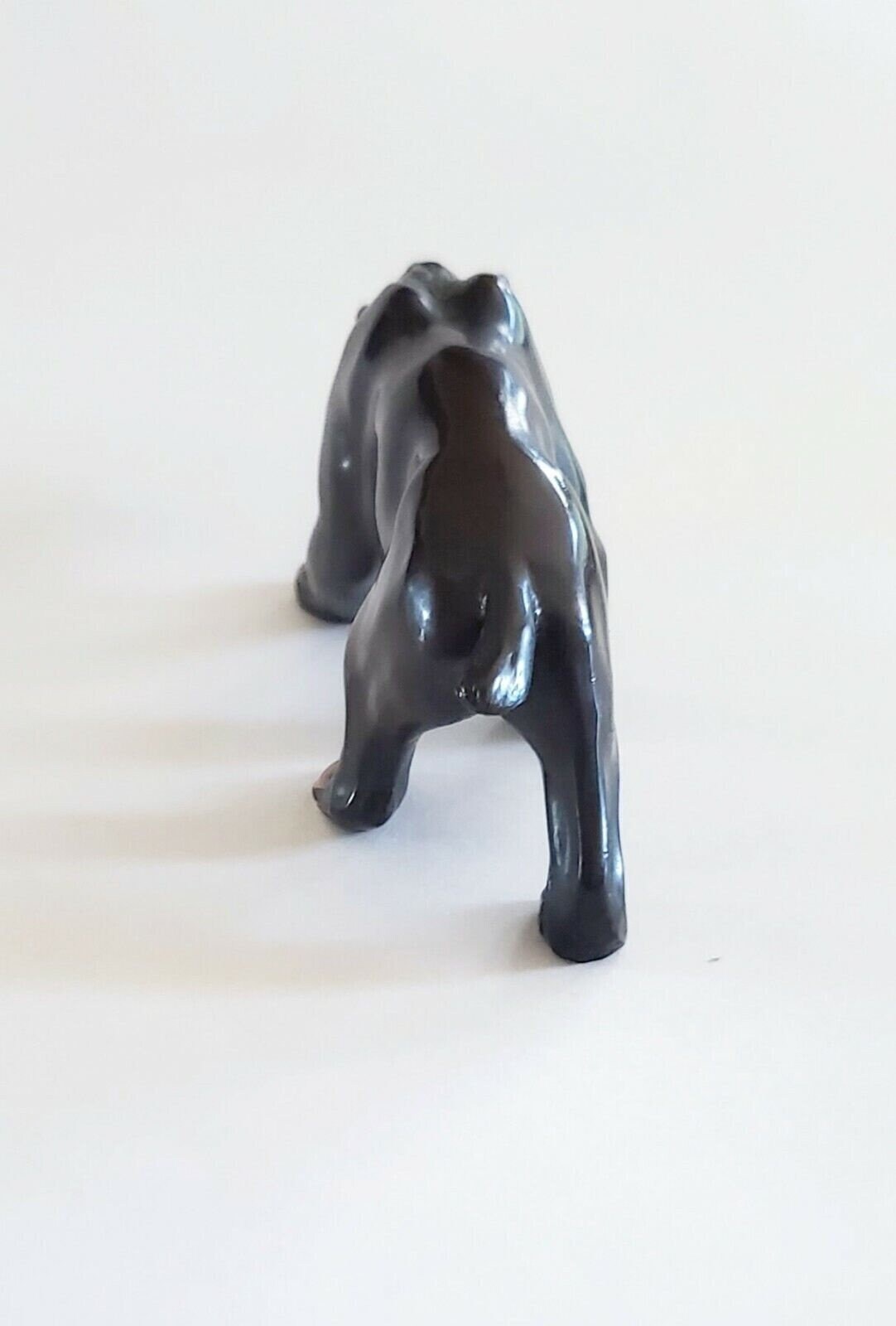 VTG Signed William Otto Bronze Saber-tooth Cat Smilodon La Brea Tar ...