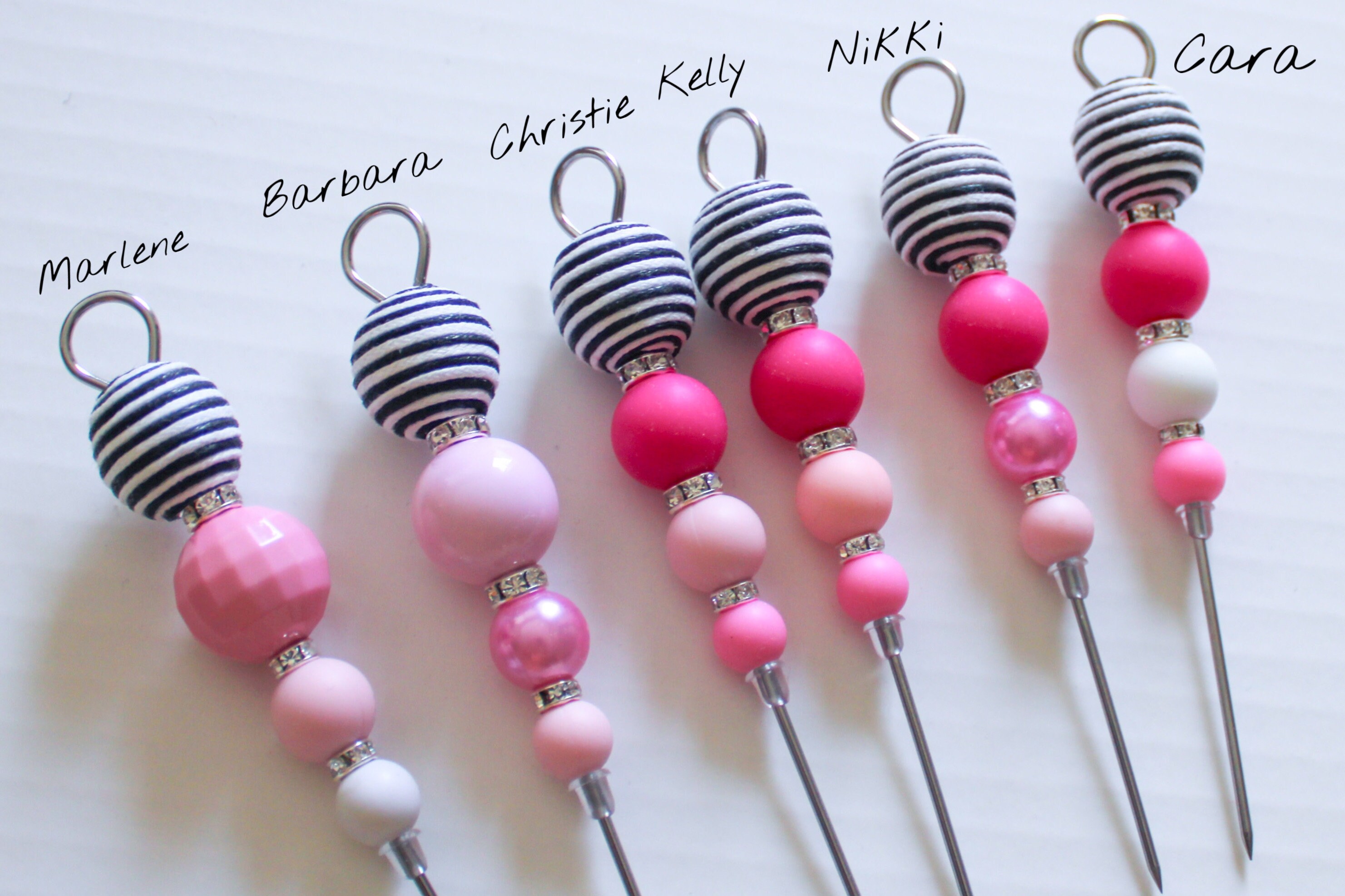 Barbie Pink Inspired Beaded Cookie Scribe/scribe Tool/ Scribepokey Tool ...