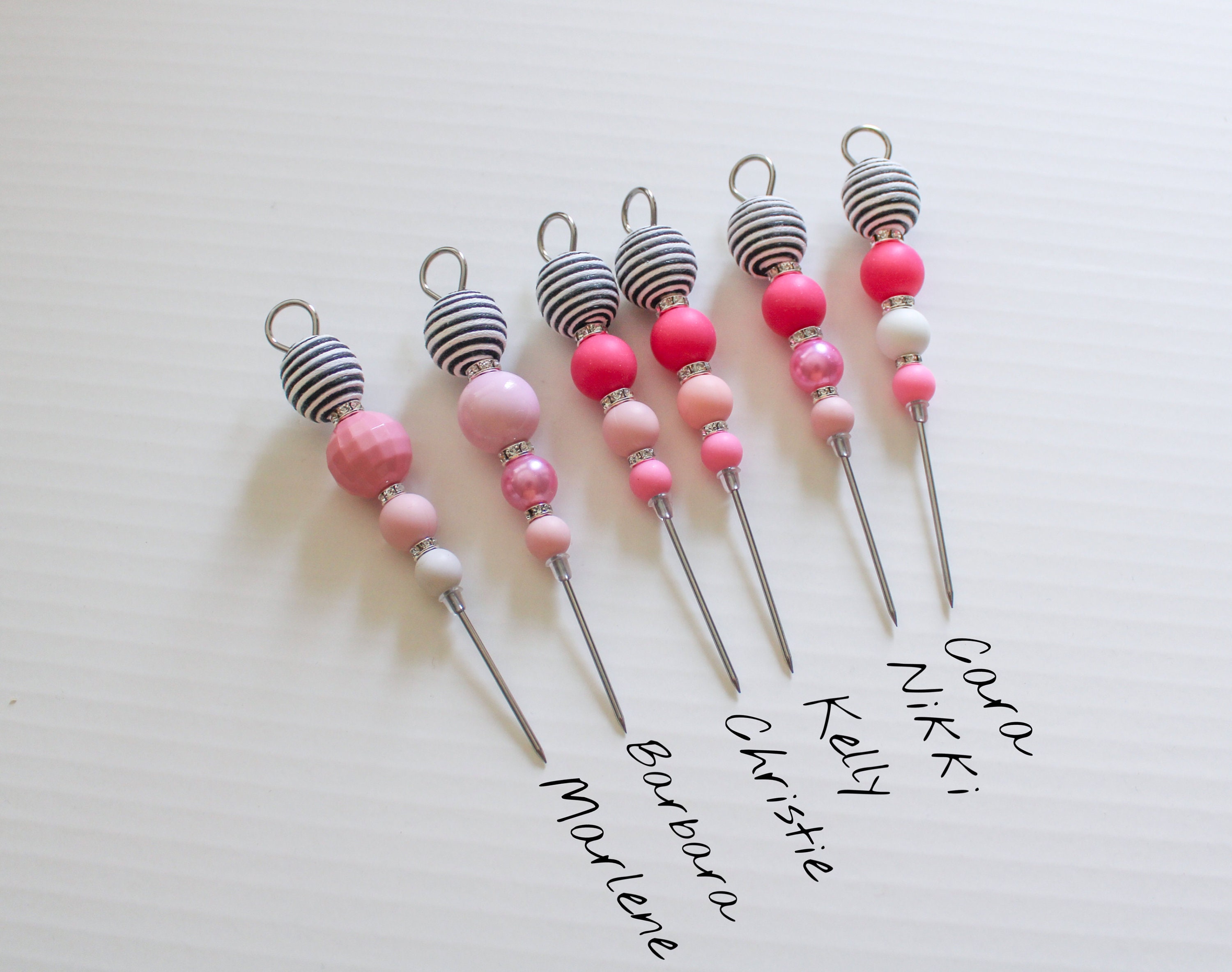 Barbie Pink Inspired Beaded Cookie Scribe/scribe Tool/ Scribepokey Tool ...