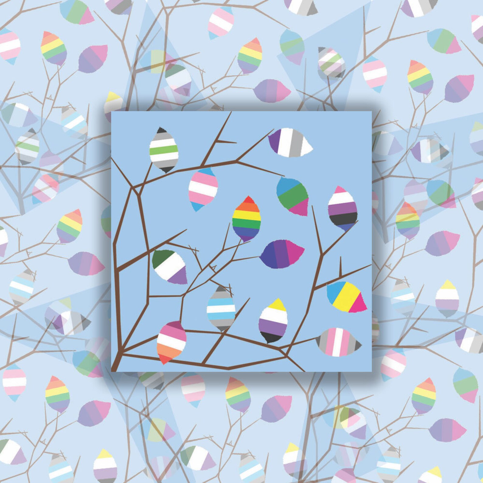 Pride Tree Pride Sticker Vinyl Sticker LGBTQ | Etsy