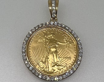 Diamond Coin Bezel | Etsy