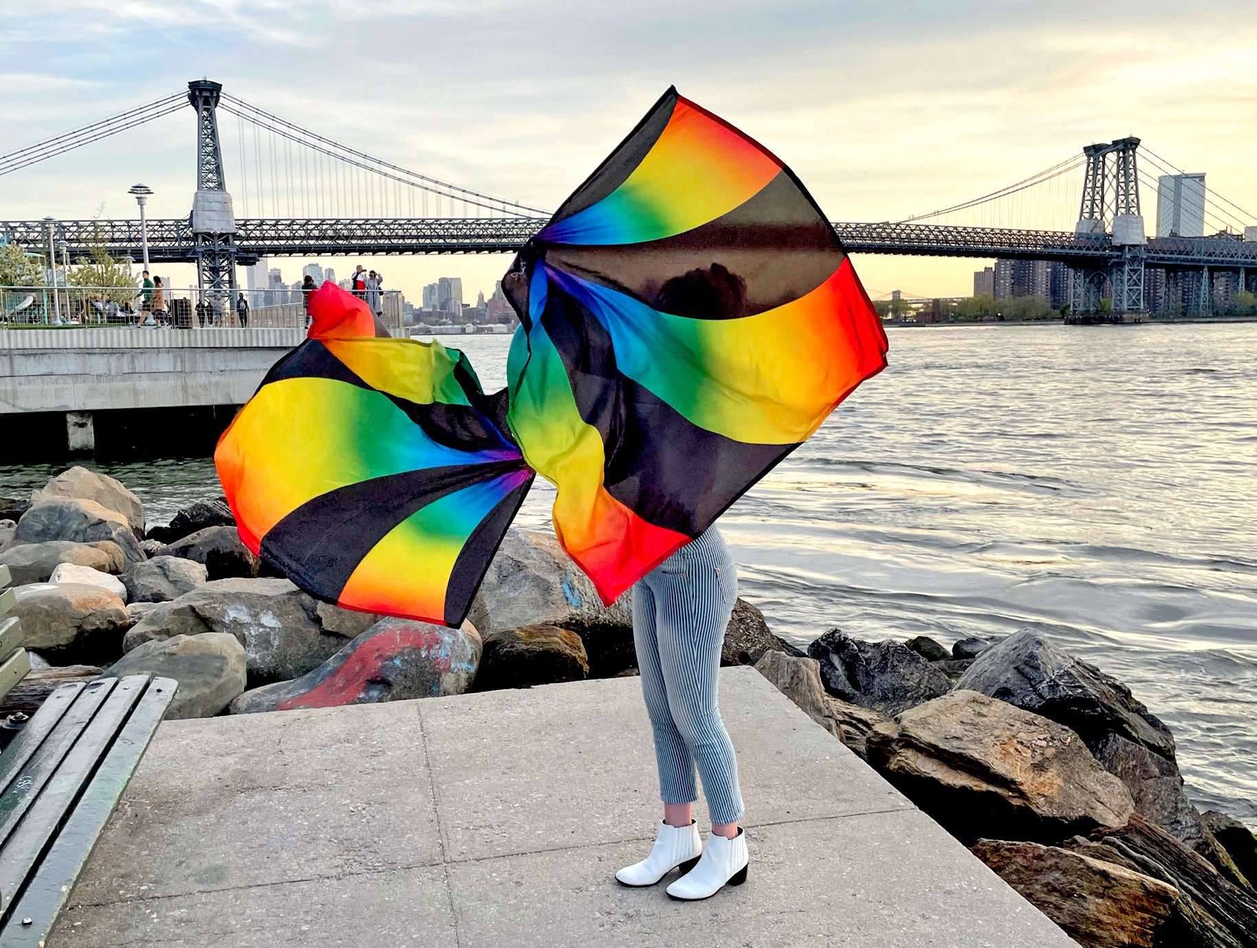 Spin Flags, Swing Flags, Flow Flags - Etsy