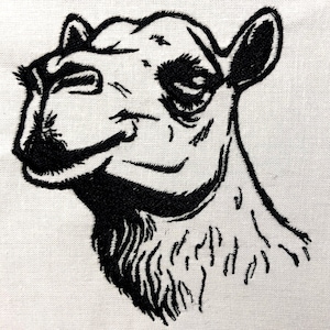 Camel Machine Embroidery Pattern Embroidery Design Digital File - Etsy