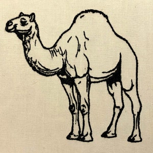 Camel Outline Machine Embroidery Pattern Embroidery Design Digital File ...