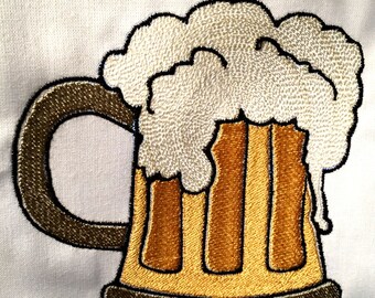 Beer Can Machine Embroidery Design Digital File - Etsy