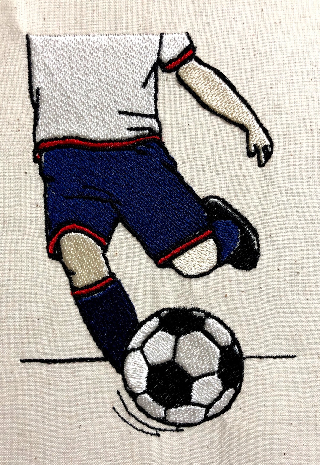 Soccer Player Machine Embroidery Pattern Embroidery Design Digital File ...